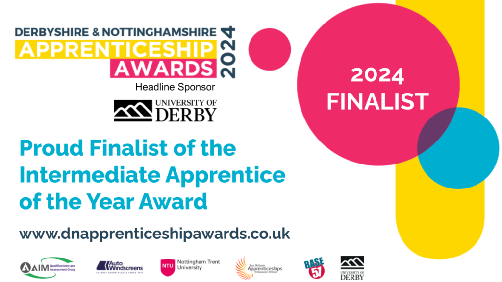 DN Apprenticeship Awards 2024 - Intermediate - University of Derby ...